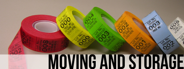 Movers Moving Storage Inventory ID Adhesive Tape Labels Tags ...